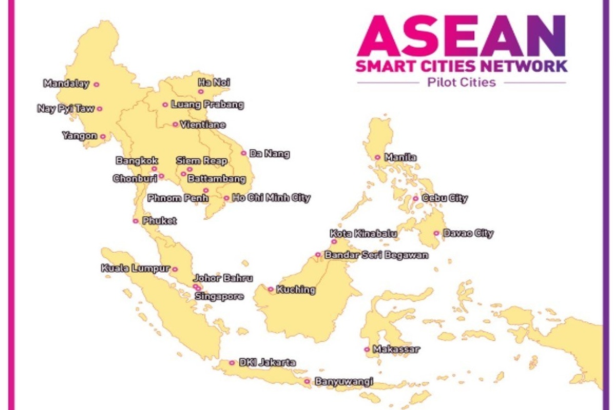 South asia cities map